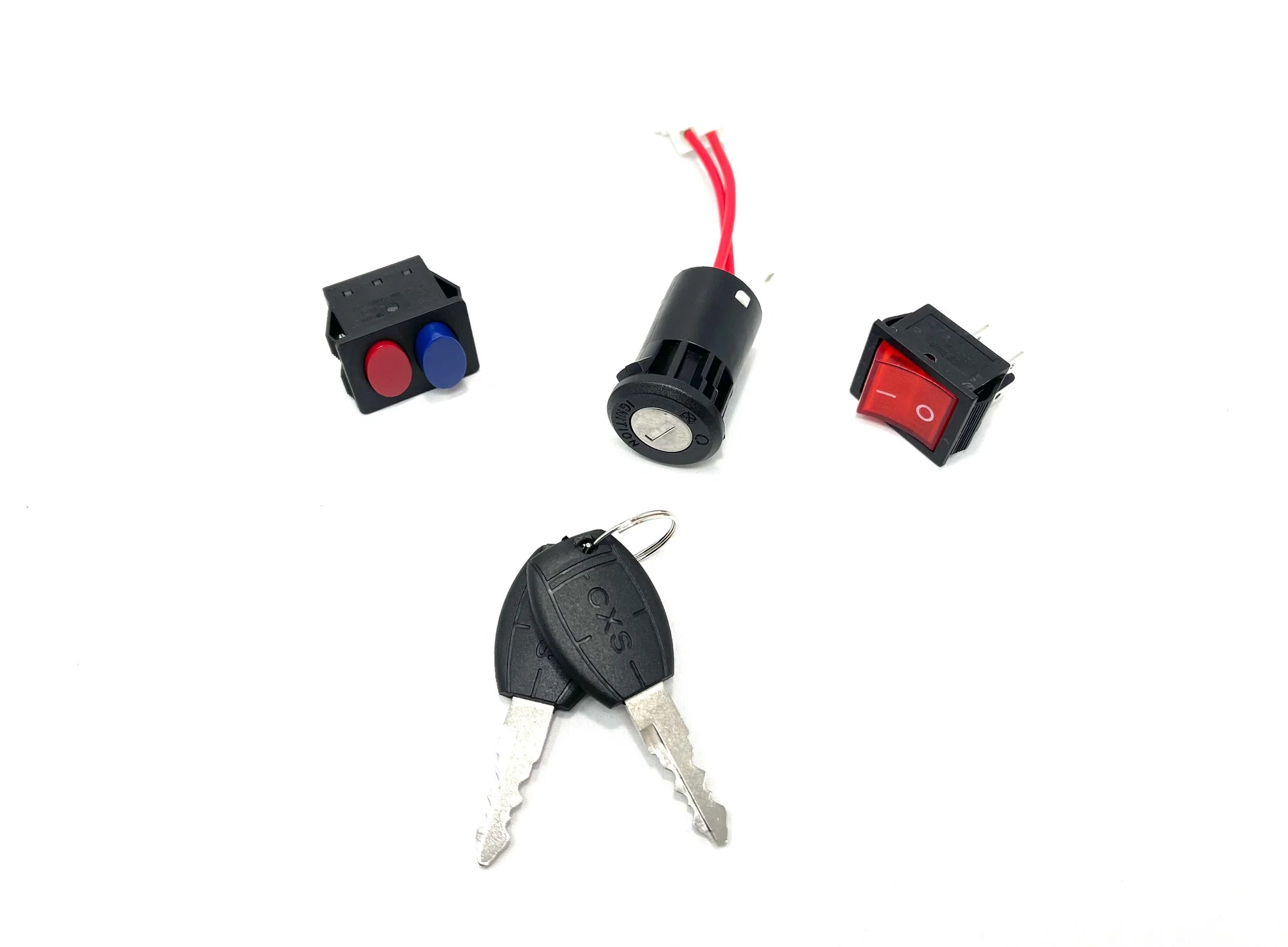 24V Volt Super Sport Set Of Switches Ignition Switch | KidsVIPOnline