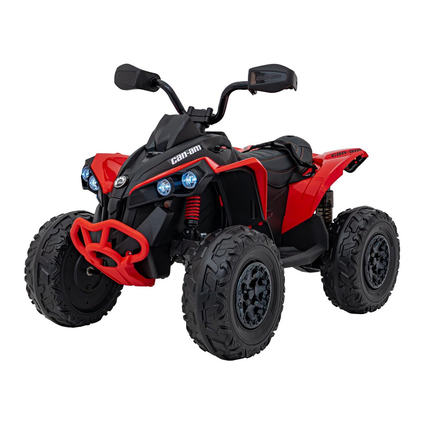 Red 24V Premium Edition Can-Am Renegade 4WD Ride-On Quad ATV for Kids ...
